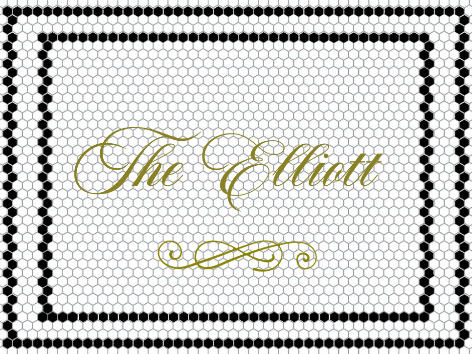 Custom Mosaic with Metallic Letterings (the elliott) – Mosaic Lettering