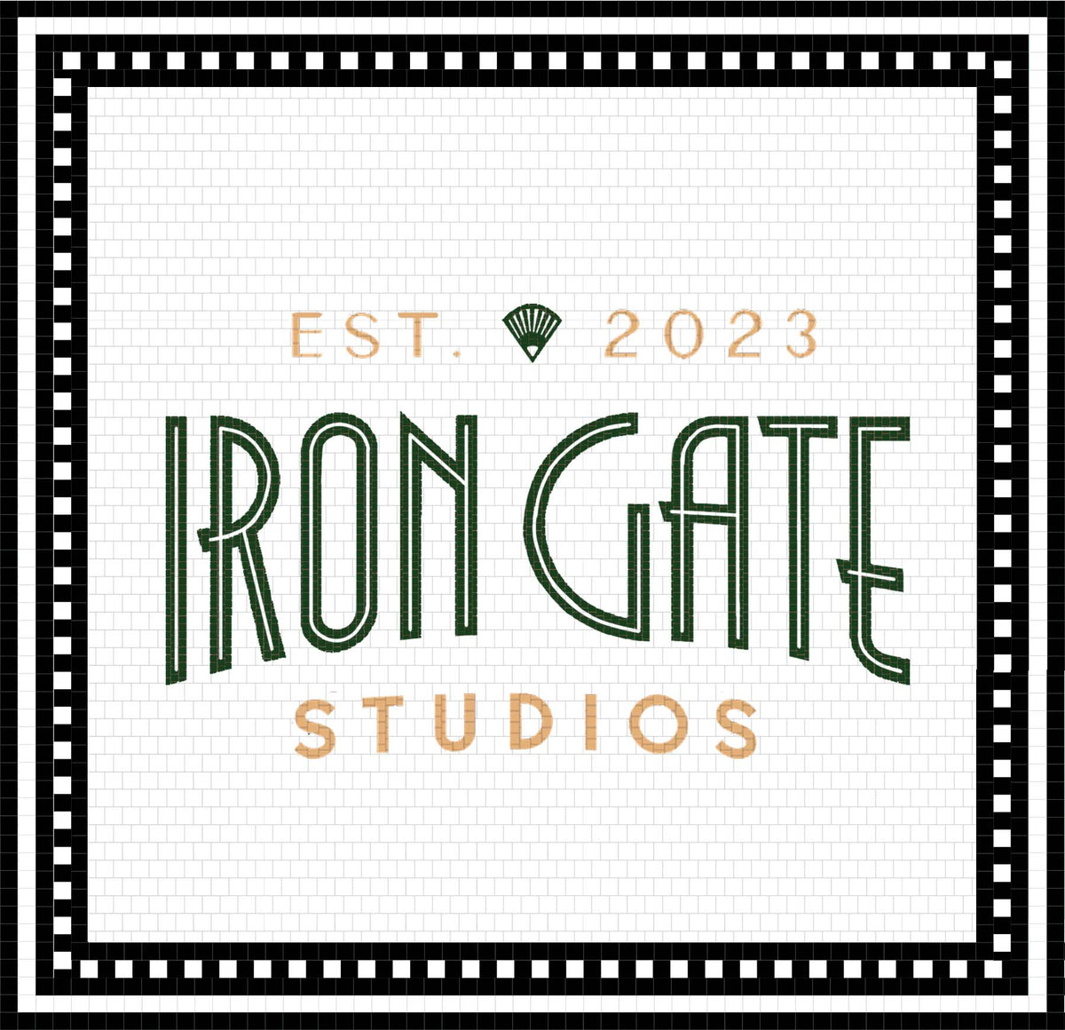 Custom Mosaic ( Iron gate studios ) – Mosaic Lettering