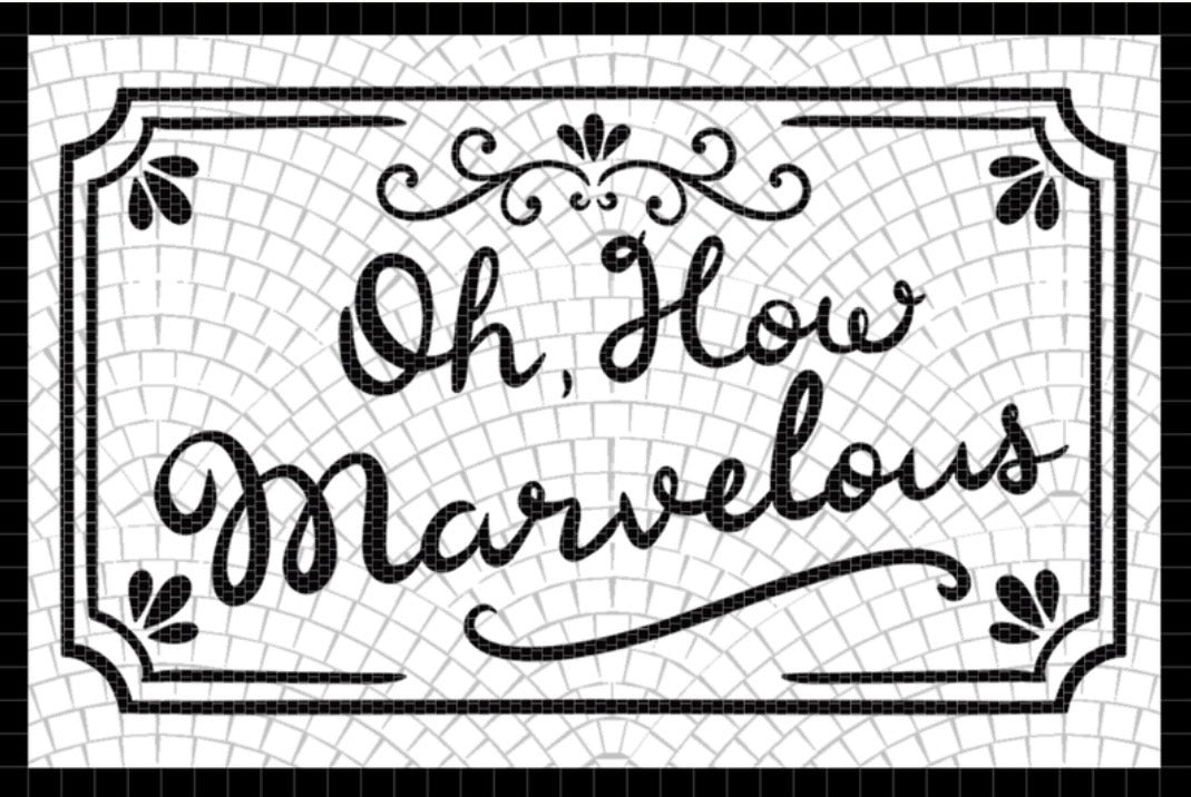 Custom Mosaic(oh how marvelous ) – Mosaic Lettering