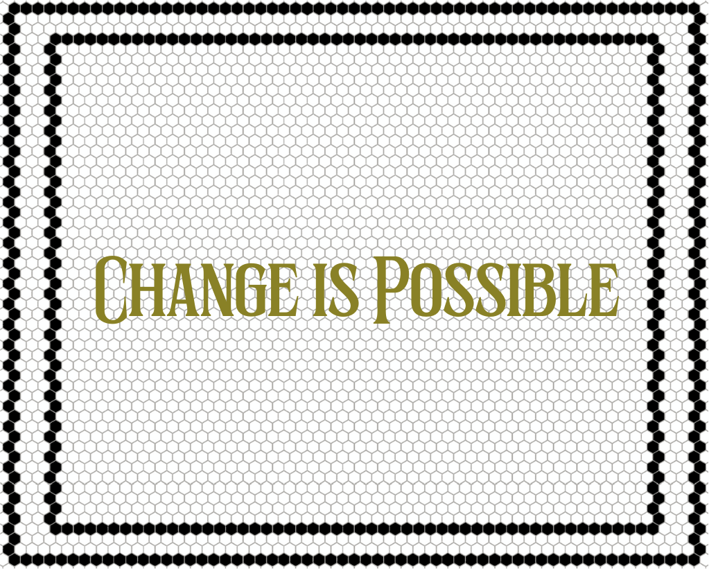 Custom Mosaic with Metallic Letterings ( Change is Possible ) – Mosaic ...