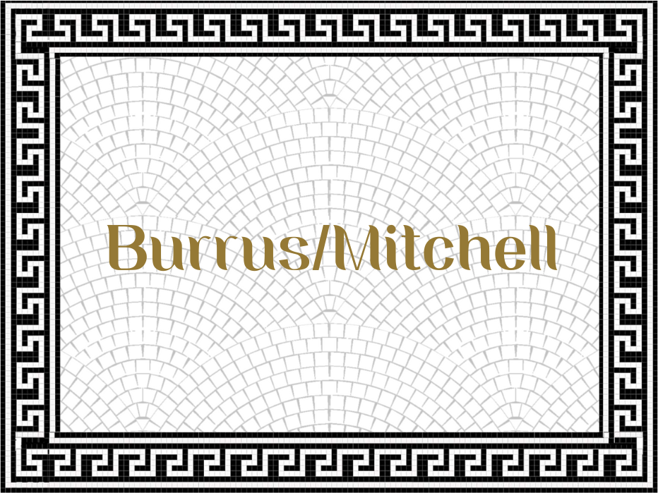 Custom Mosaic with Metallic Lettering ( Burrus/Mitchell ) – Mosaic ...