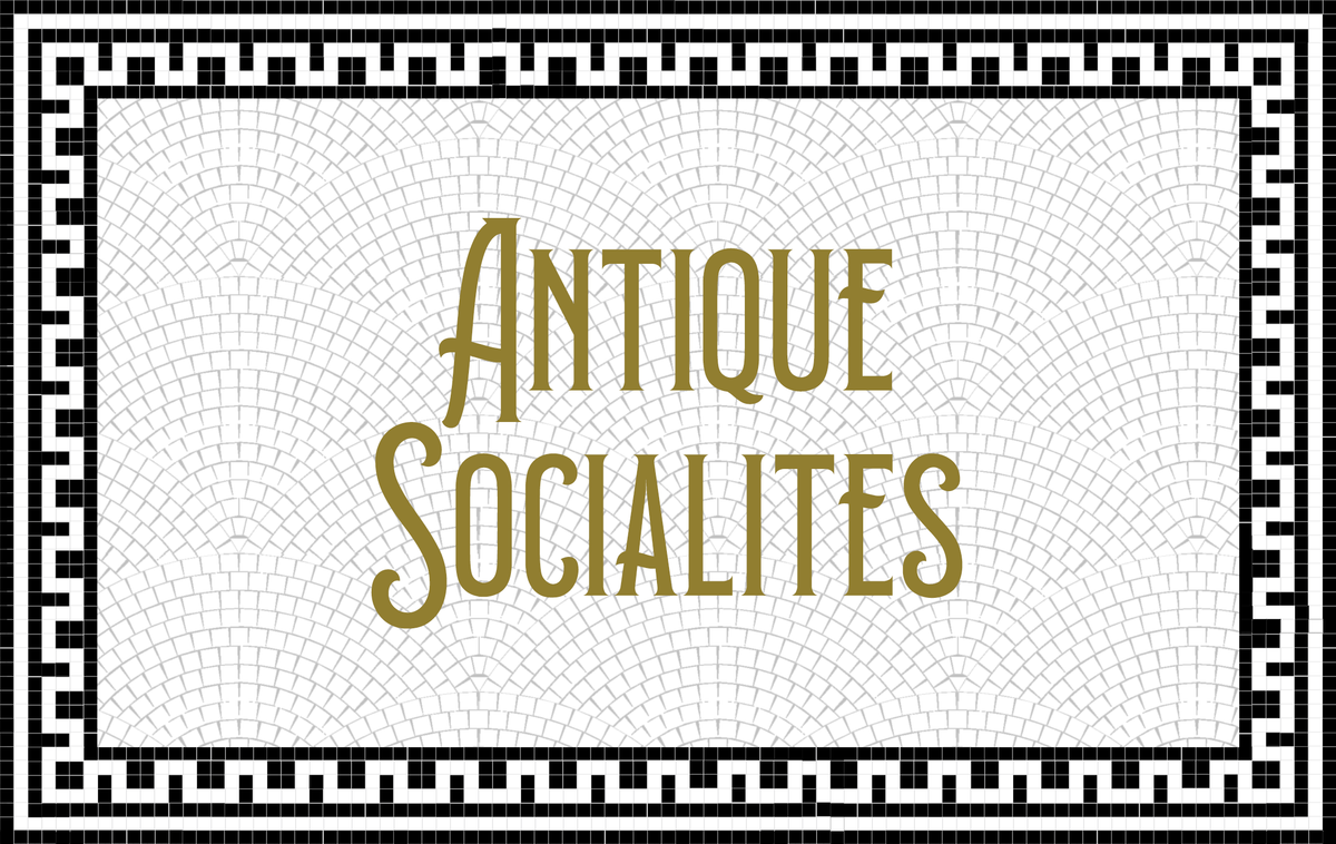 Custom Printed PVC Mat (antique socialites) – Mosaic Lettering