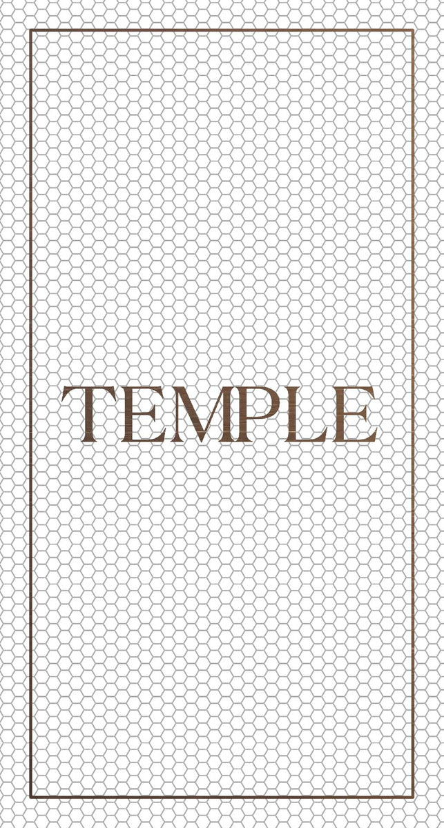 Custom Mosaic with Metallic Letterings ( TEMPLE ) – Mosaic Lettering