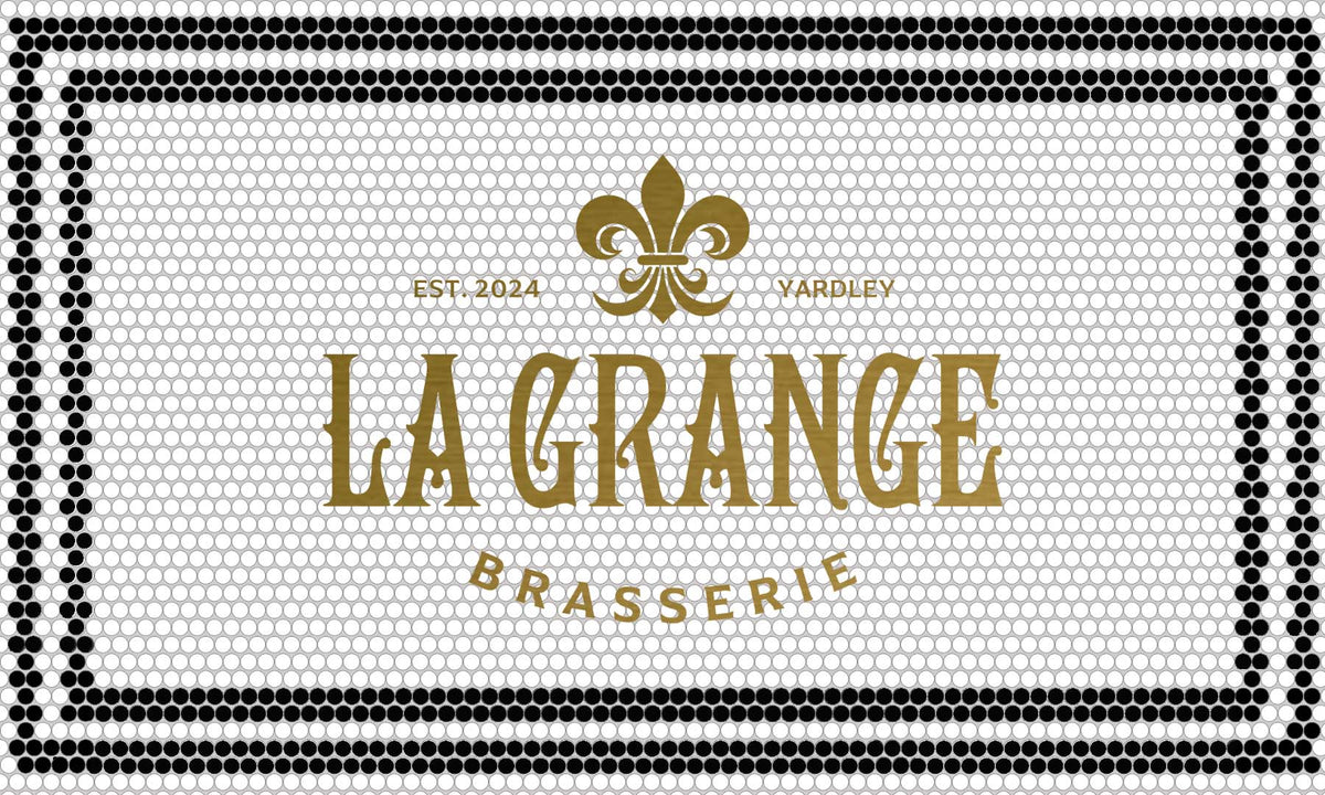 Custom Mosaic with Metallic Logo (Michael Geonnotti ) – Mosaic Lettering