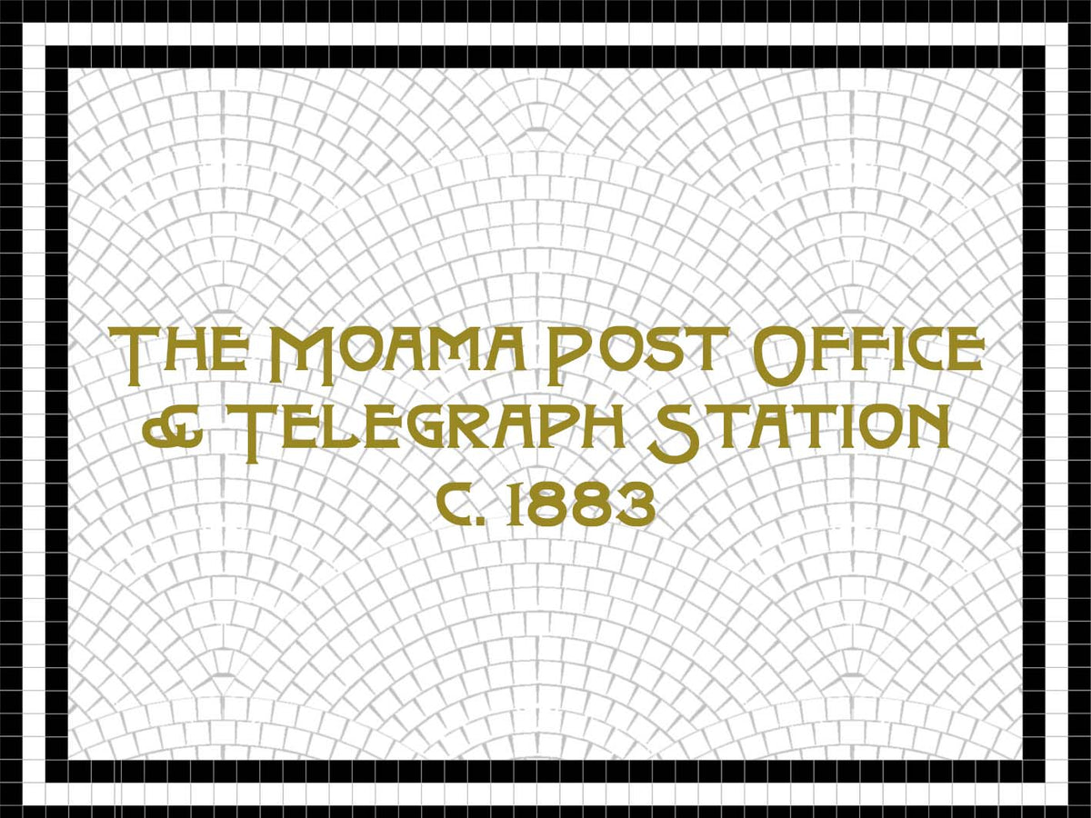 Custom Mosaic with Metallic Letterings ( The Moama Post Office ...