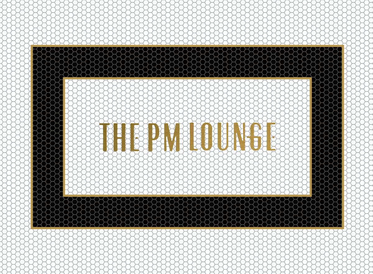 Custom Mosaic with Metallic Logo ( the pm lounge ) – Mosaic Lettering
